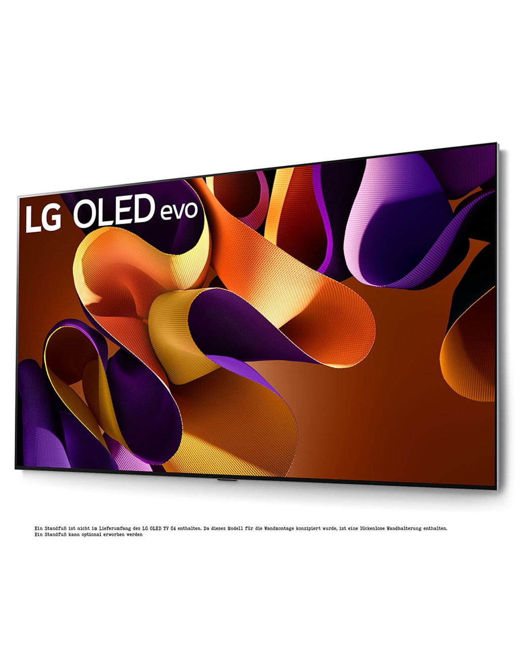 83 Zoll LG OLED evo G4 4K AI TV - OLED83G48LW | LG DE