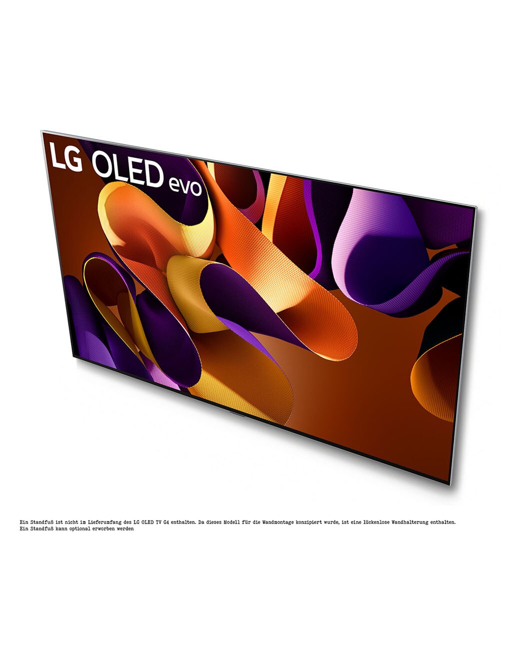 83 Zoll LG OLED evo G4 4K AI TV - OLED83G48LW | LG DE
