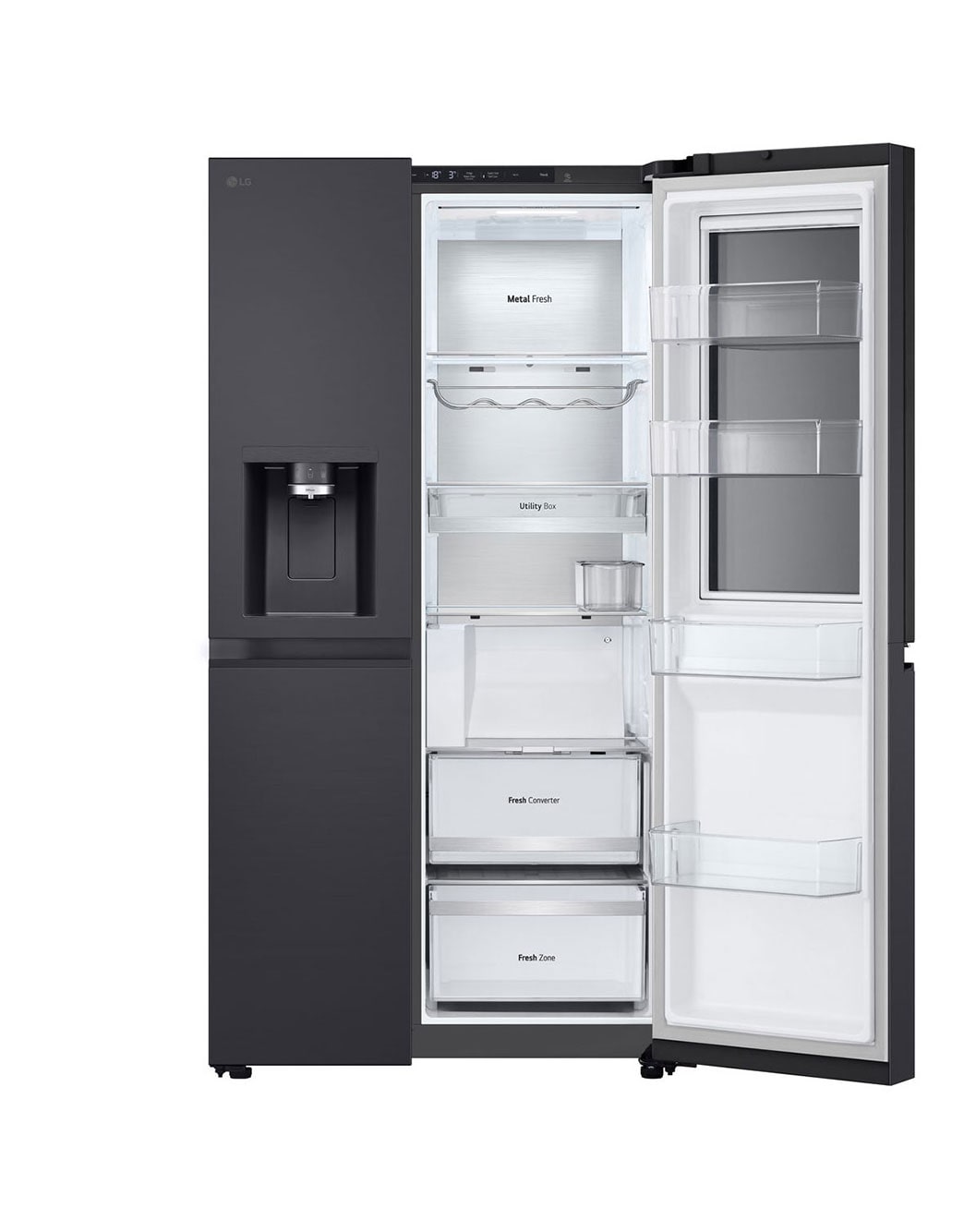 628L InstaView Door in Door™ Side by Side (Essence Black), Energiklasse ...