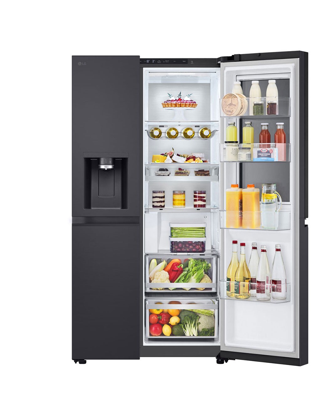 628L InstaView Door in Door™ Side by Side (Essence Black), Energiklasse ...