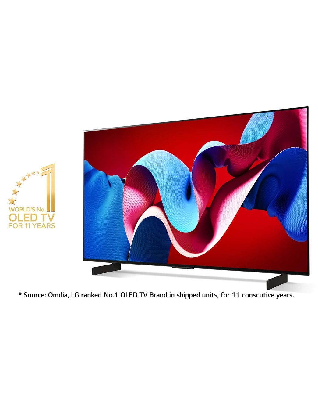 LG 42" OLED evo AI C4 - 4K TV (2024) - OLED42C44LA | LG DK