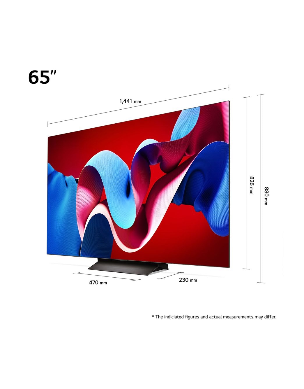 LG 65" OLED evo AI C4 - 4K TV (2024) - OLED65C44LA | LG DK