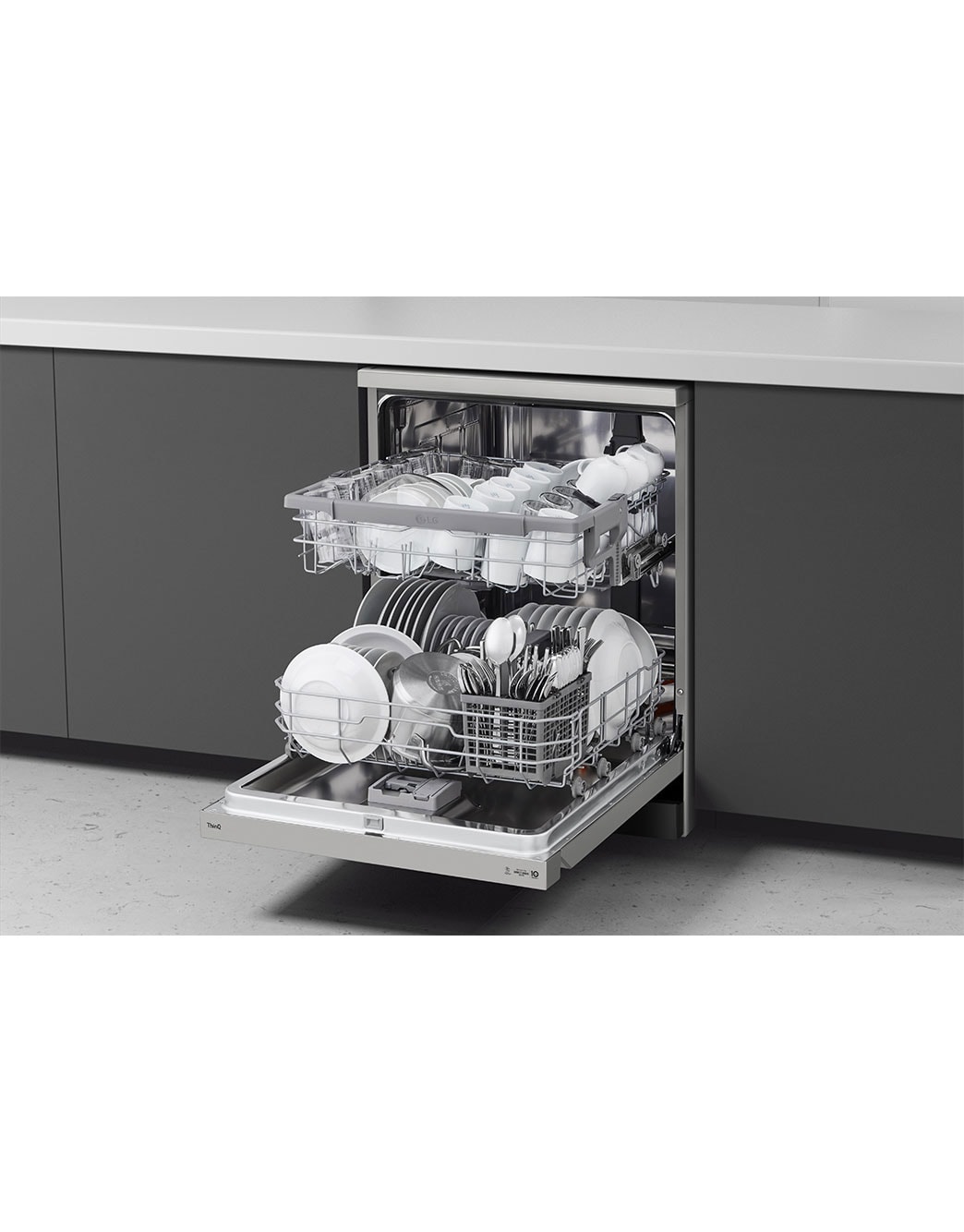 غسالة أطباق سعة 14 فرد فضية - DFC532FPE | LG EG_AR