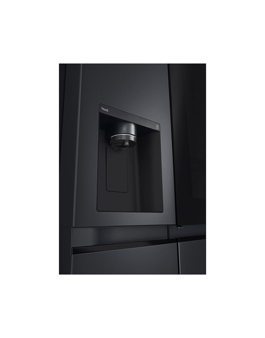 ثلاجة ال جي 635 لتر, انستا فيو, اسود- GC-X257CQHW | LG EG_AR