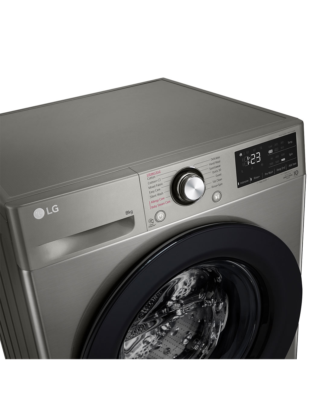 اشتري غسالة ملابس ال جي 8 كجم - F4R3TYG6P | LG EG_AR