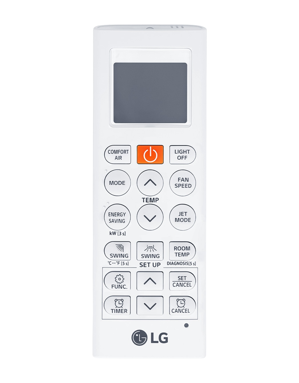 Wall Air Conditioner Remote Controller (include Holder) - AKB74955624 ...