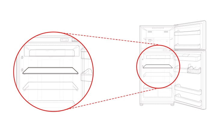 Refrigerator Shelf - AHT73634009 | LG Egypt