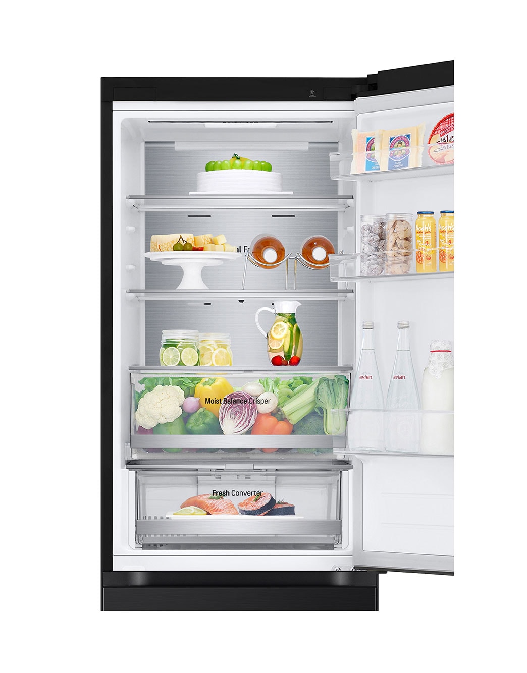LG Refrigerator,Bottom freezer,344L- GW-B489FS6W | LG EG_EN