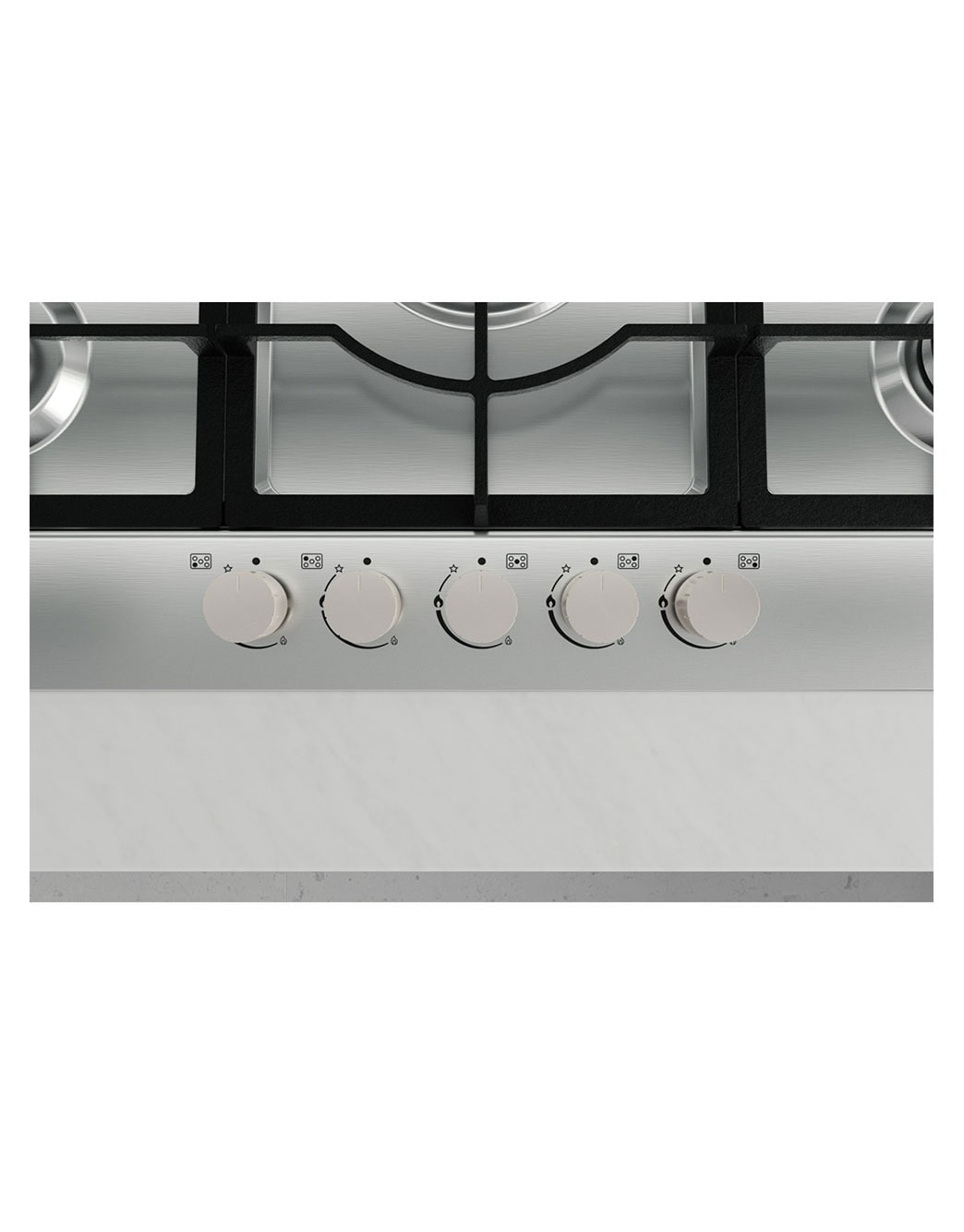 LG Gas Cooktop 5 Burners 90 cm Stainless - CG5Z3626S | LG EG
