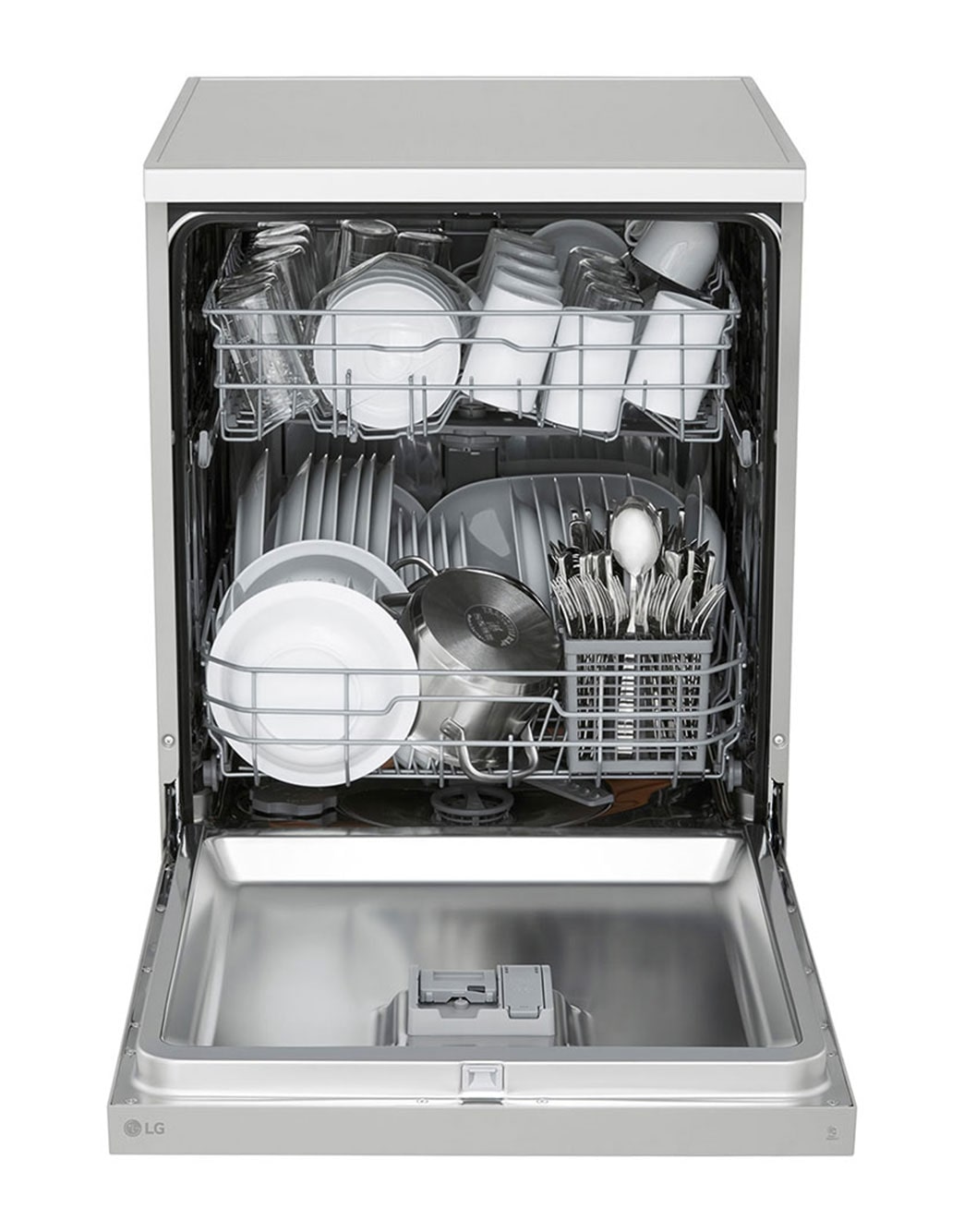 QuadWash™ Dishwasher 14 persons Silver - DFC612FV | LG Egypt