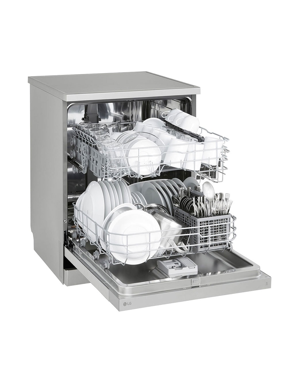 QuadWash™ Dishwasher 14 persons Silver - DFC612FV | LG Egypt