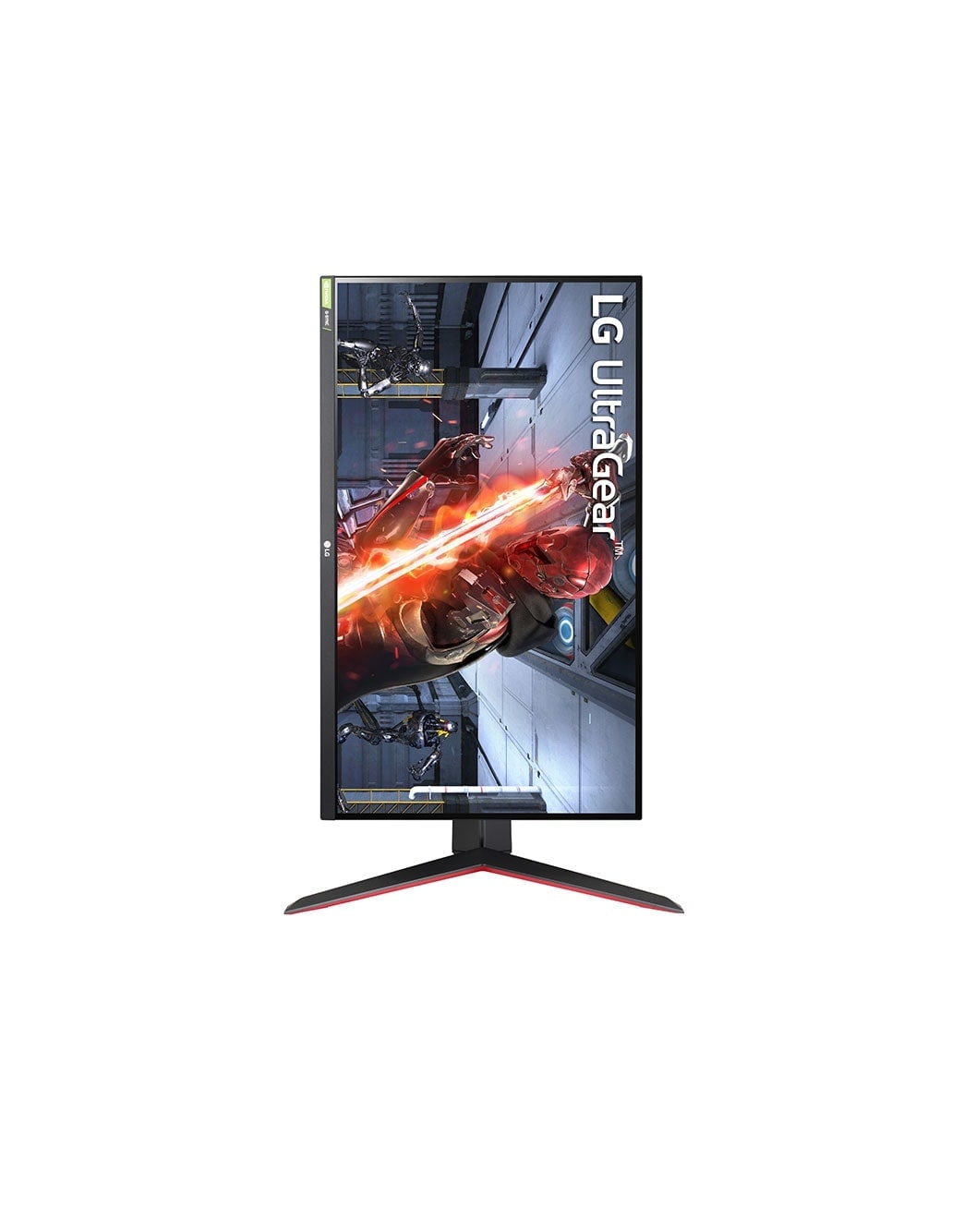 27” UltraGear™ Full HD IPS 1ms (GtG) Gaming Monitor with NVIDIA® G-SYNC® Compatible - 27GN65R-B ...