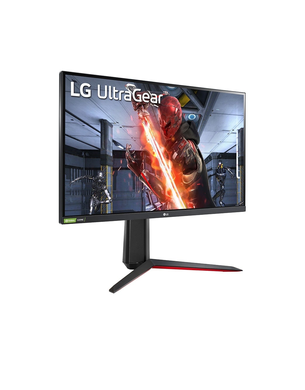 27” UltraGear™ Full HD IPS 1ms (GtG) Gaming Monitor with NVIDIA® G-SYNC® Compatible - 27GN65R-B ...