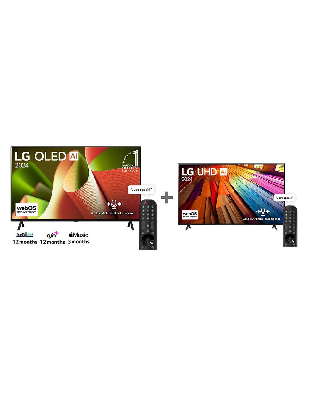 65 Inch LG OLED AI B4 4K Smart TV AI Magic remote Dolby Vision webOS24 ...