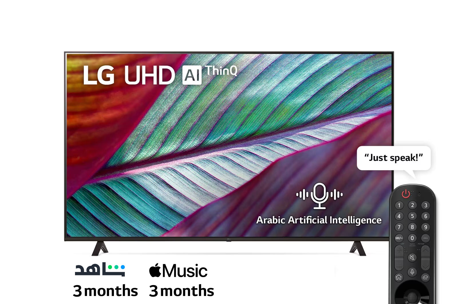 LG, UHD 4K TV, 65 inch UR78 series, WebOS Smart AI ThinQ, Magic Remote ...