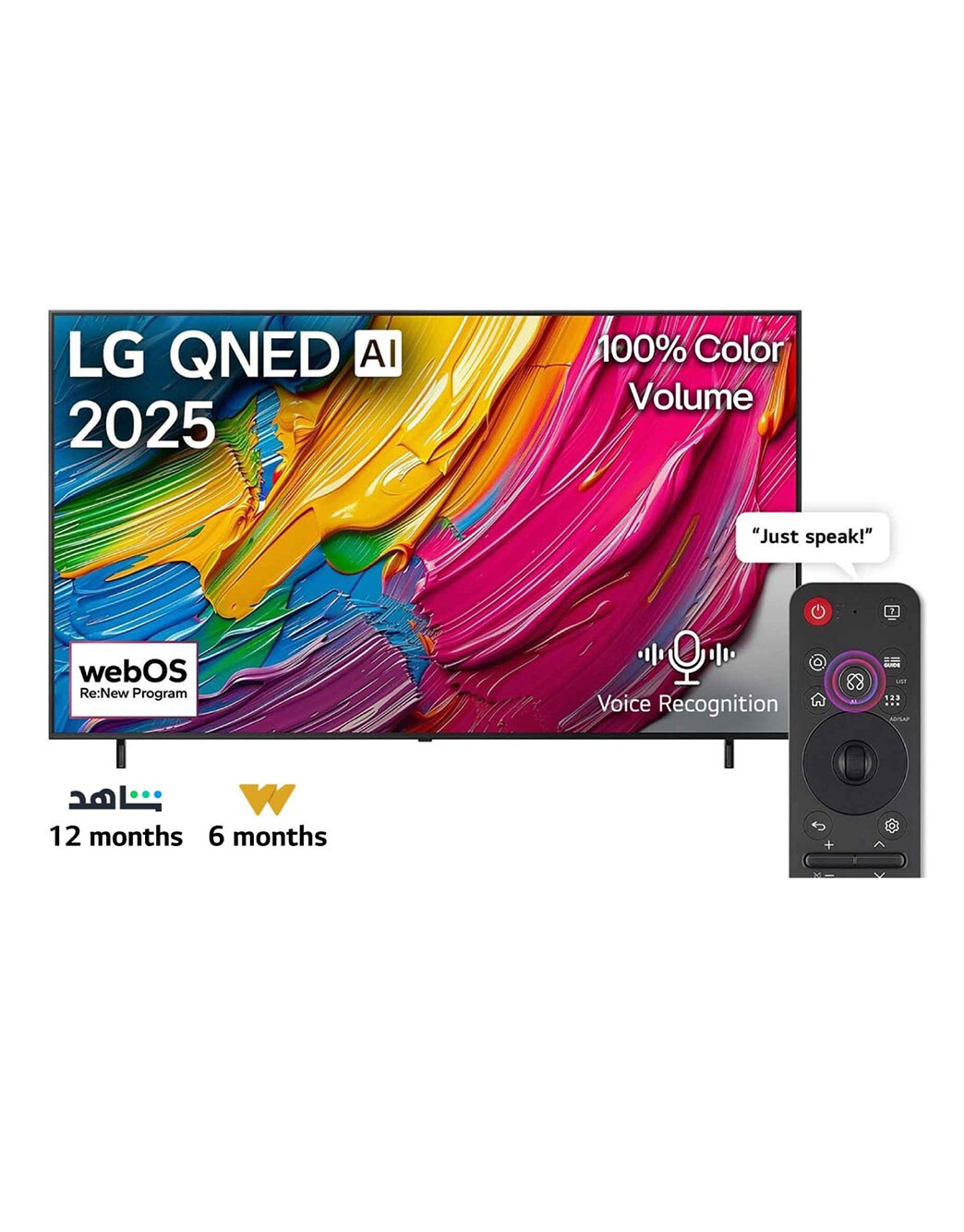 86 Inch LG QNED AI QNED80 4K Smart TV - 86QNED80A6A.AFU | LG EG_EN