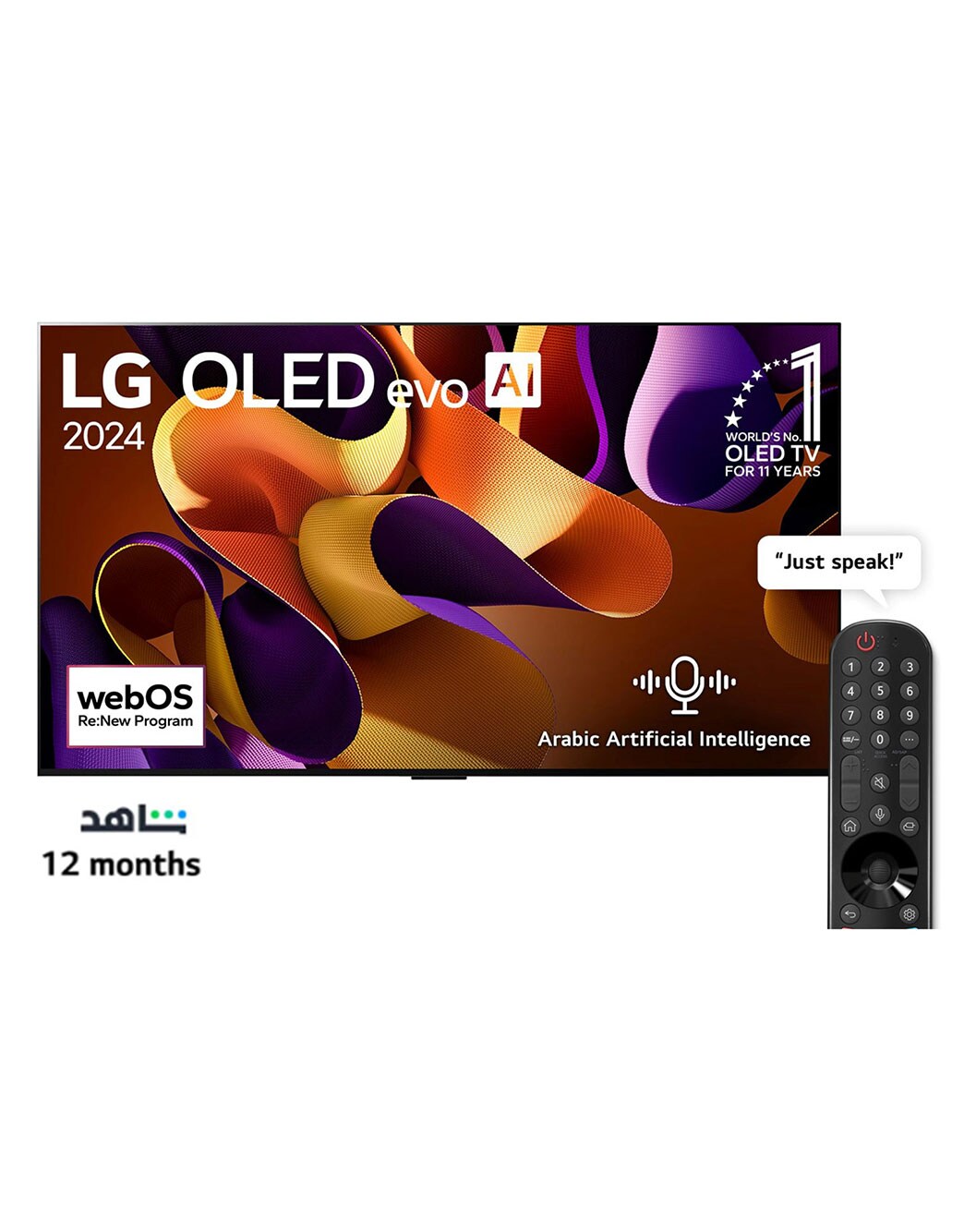 Shop LG OLED evo G4 AI TV 77 inch WebOS OLED77G46LA | LG EG_EN