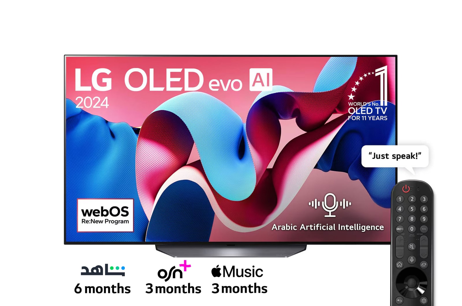 Shop LG OLED evo CS4 AI TV 55 inch WebOS OLED55CS4VA | LG EG