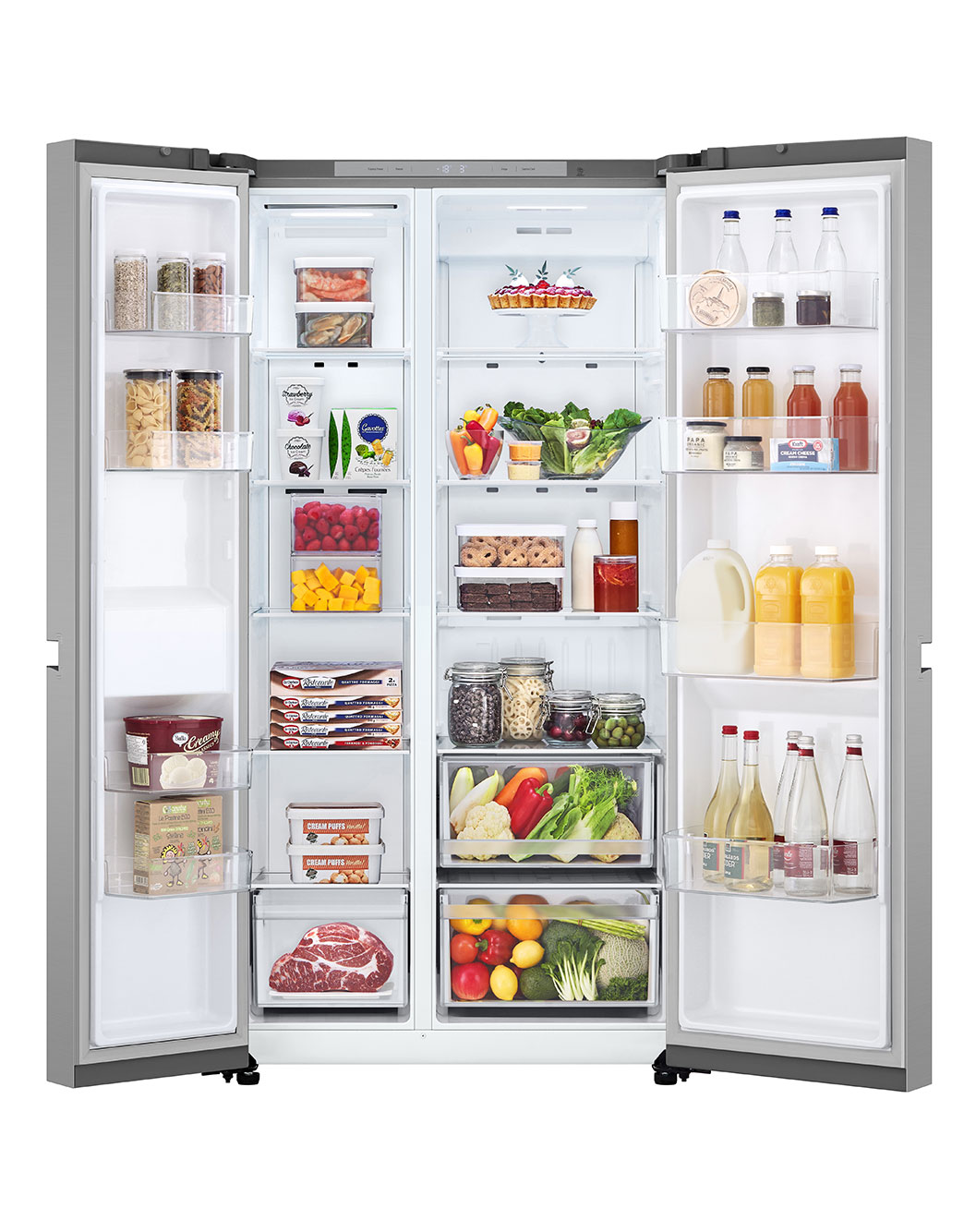 LG Refrigerator 658L SideBySide/ GC-B257KLJW | LG Egypt
