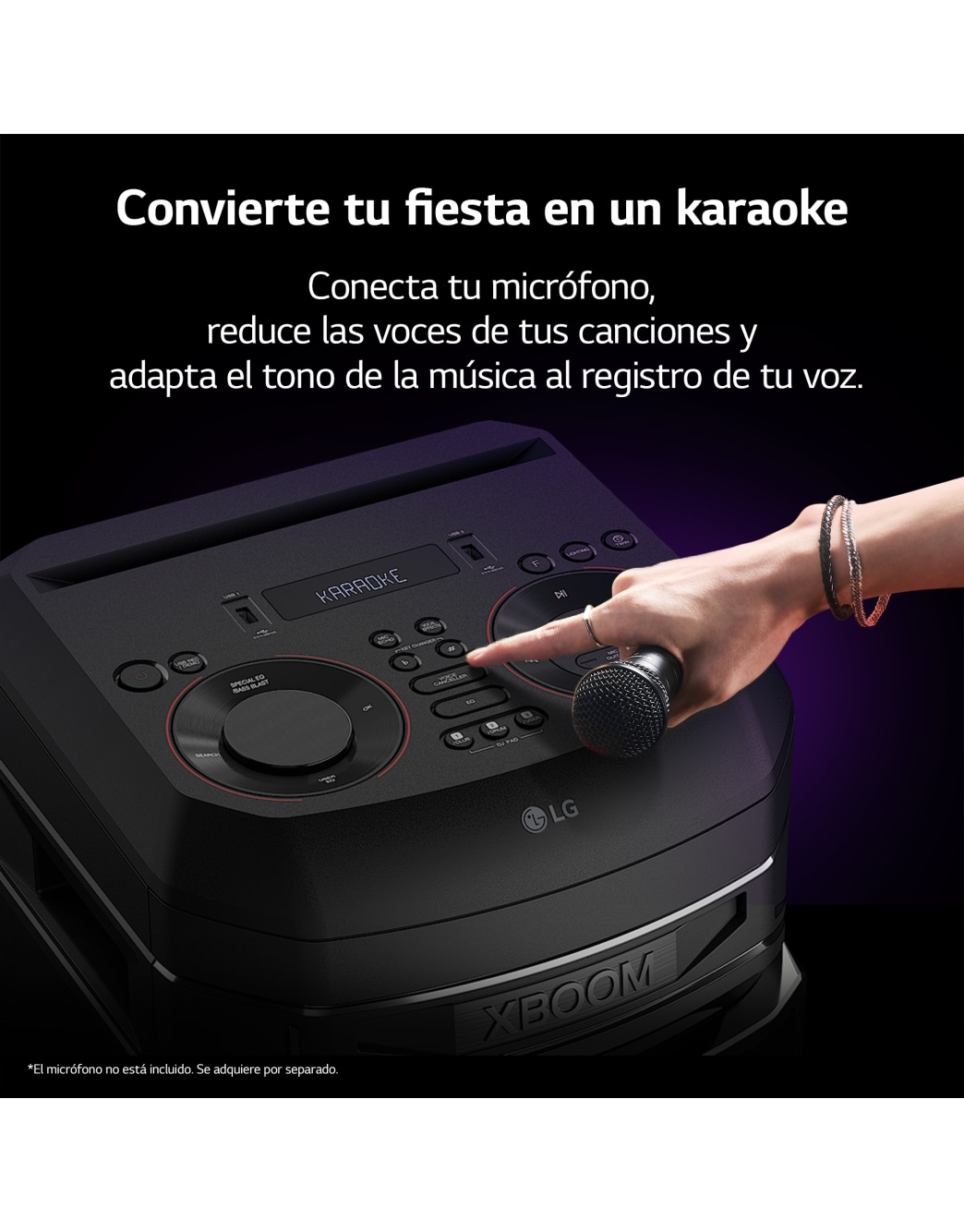 LG xboom La Bestia RNC5 | Altavoz gran potencia, 300W, karaoke, luces ...