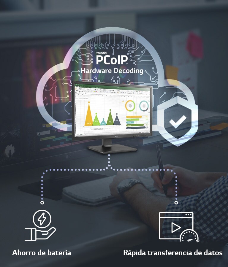 Monitor LG Full HD Todo-en-uno Zero Client 24'' - 24CK550Z-BP | LG ES