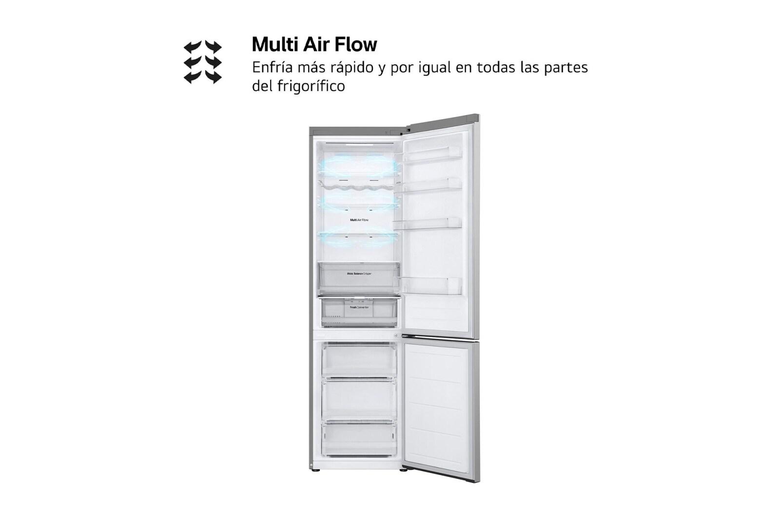 Outlet Frigorífico Combi Door Cooling+, 2,03m, Clasificación D, capacidad de 419l, inox ...