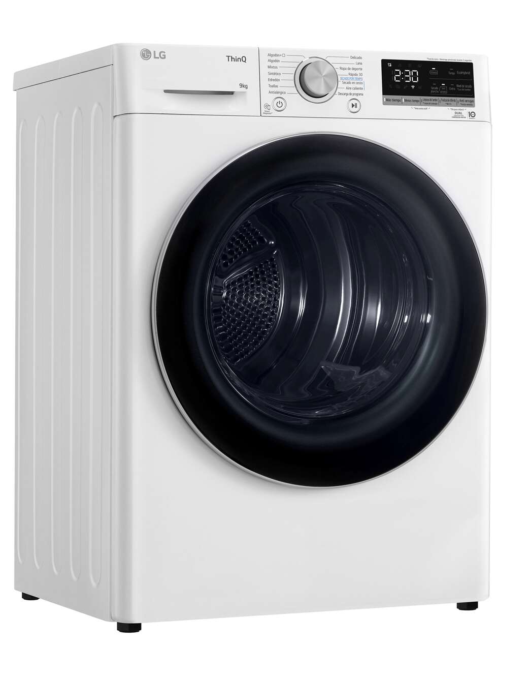 Secadora 9kg, C, con Bomba de calor Dual Inverter, Blanca, Serie 900 - RH90V9AV3N | LG ES