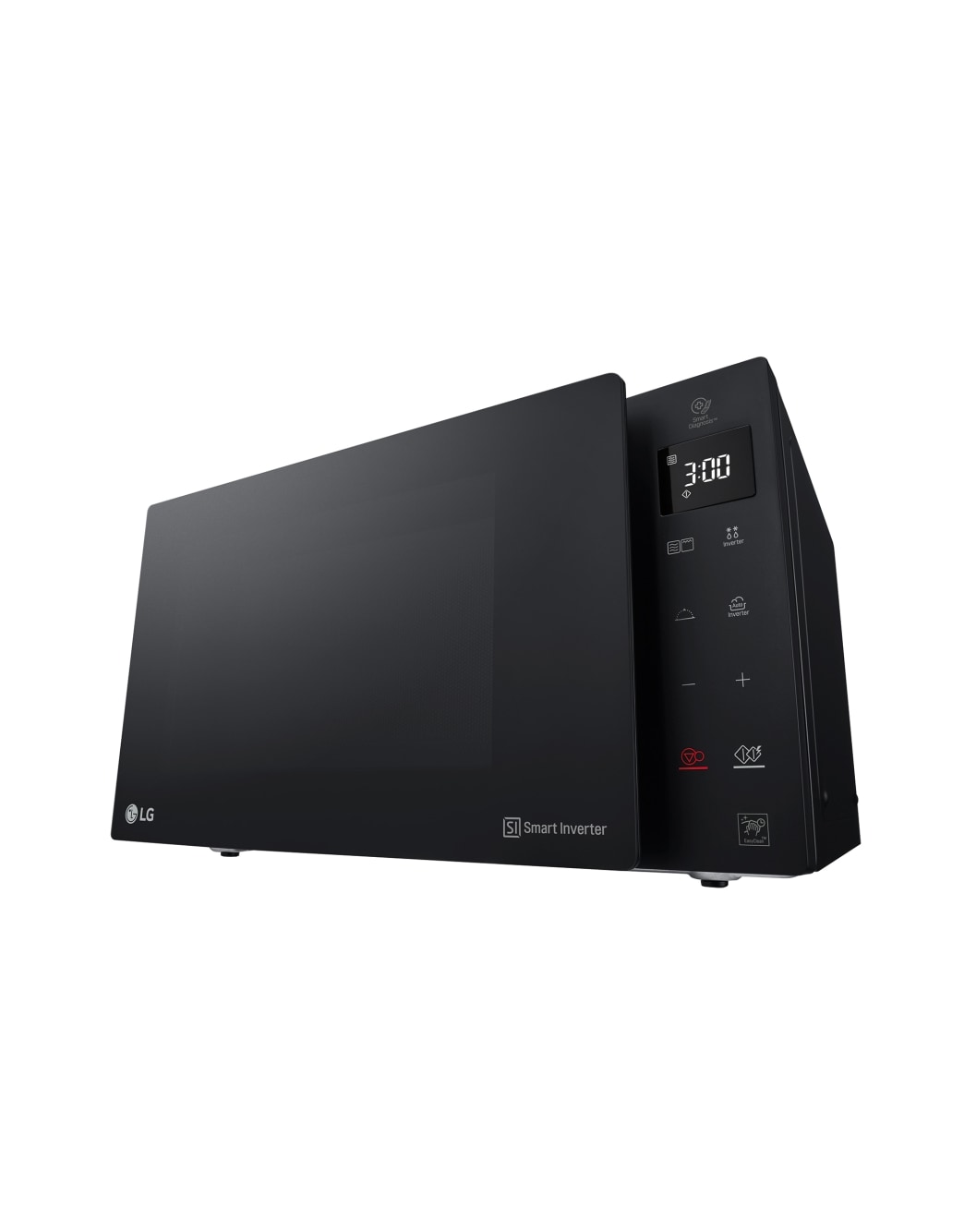 Microondas Grill Negro Smart Inverter 1000W de 25 litros - MH6535GDS | LG ES