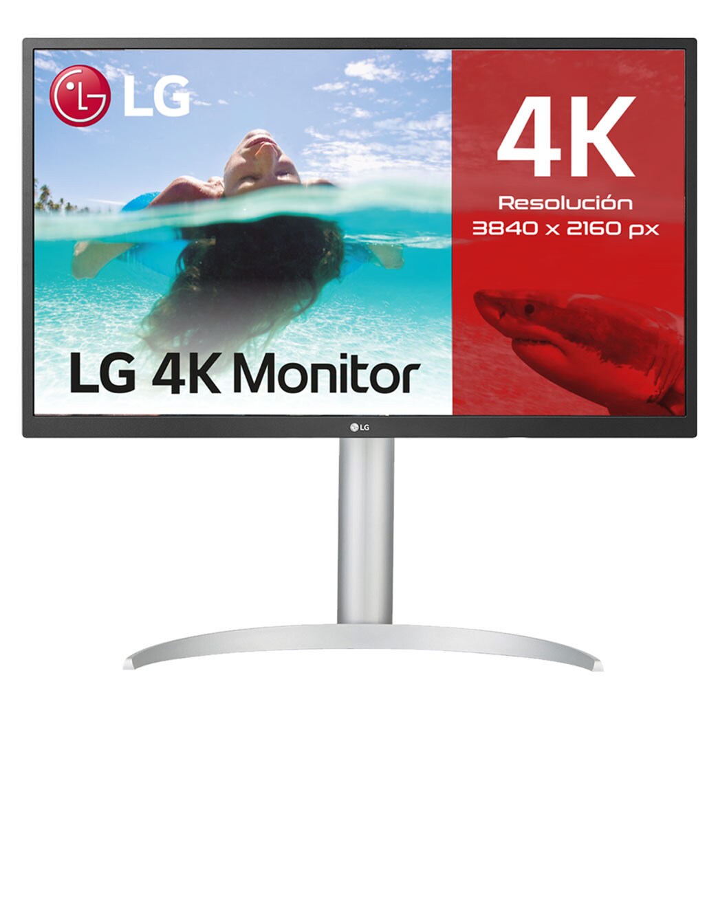 LG 27UP550P-W - Monitor para creadores LG 4K UHD (Panel IPS: 3840x2160 ...