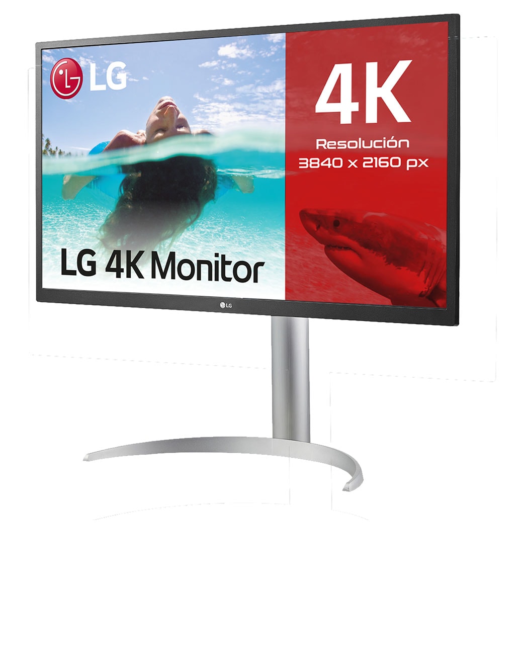 LG 27UP550P-W - Monitor para creadores LG 4K UHD (Panel IPS: 3840x2160 ...