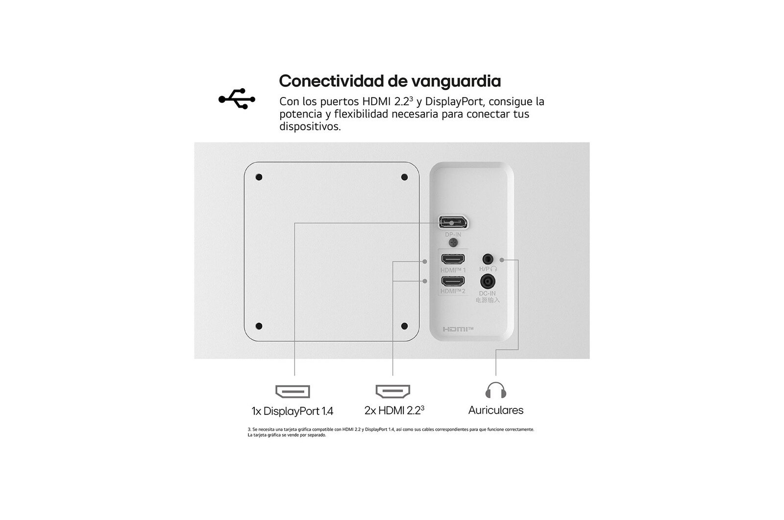 Monitor LG UltraFine 27'' , IPS, 4K UHD, 60 Hz - 27US500-W | LG ES