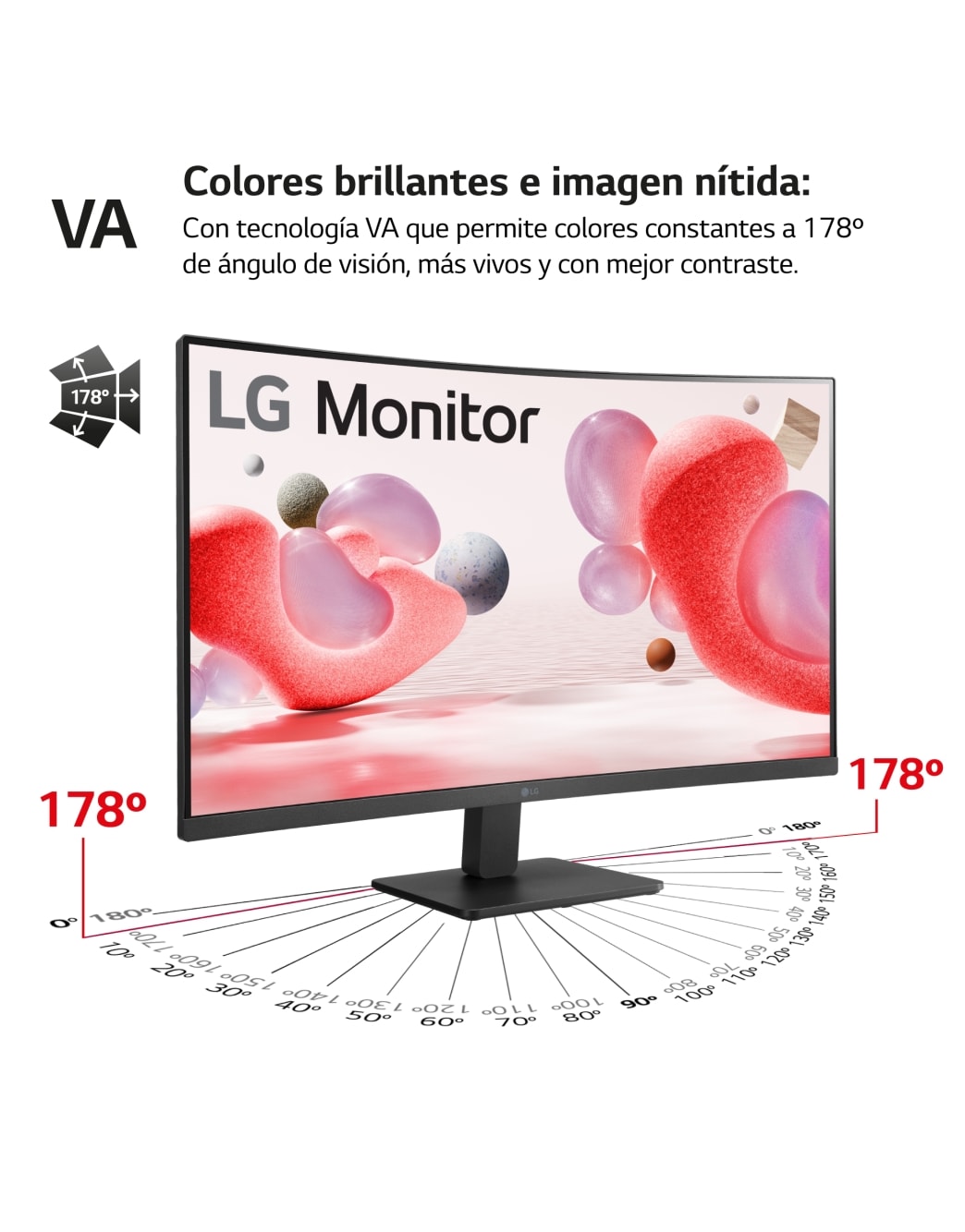Monitor LG Panel VA: 1920 x 1080, 250 cd/m², 3000:1, diag. FreeSync ...