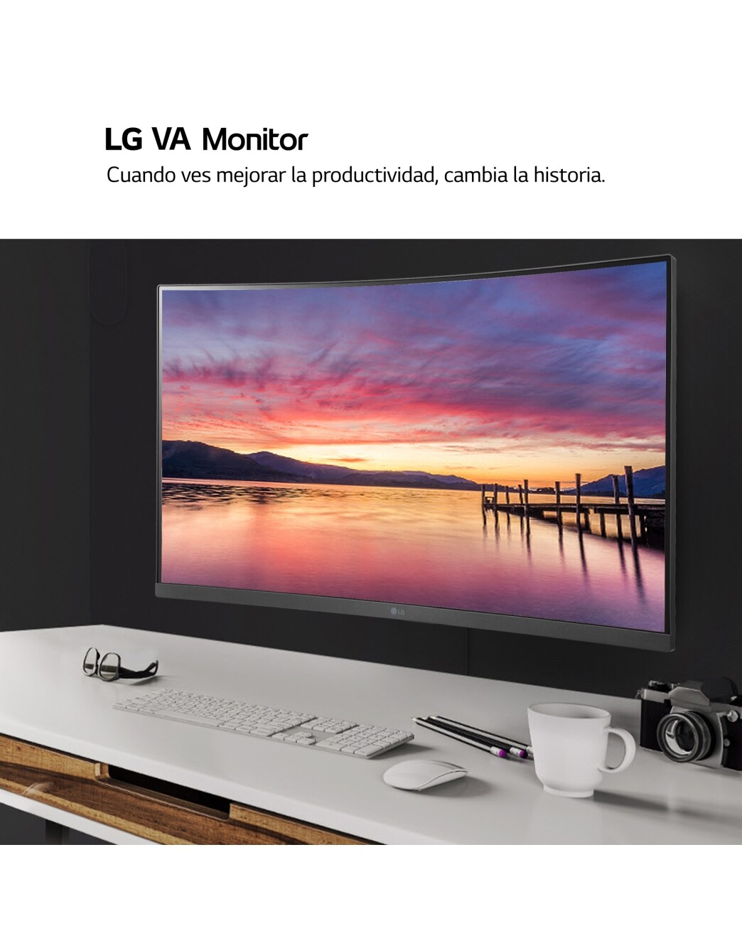 Monitor LG Panel VA: 1920 x 1080, 250 cd/m², 3000:1, diag. FreeSync ...