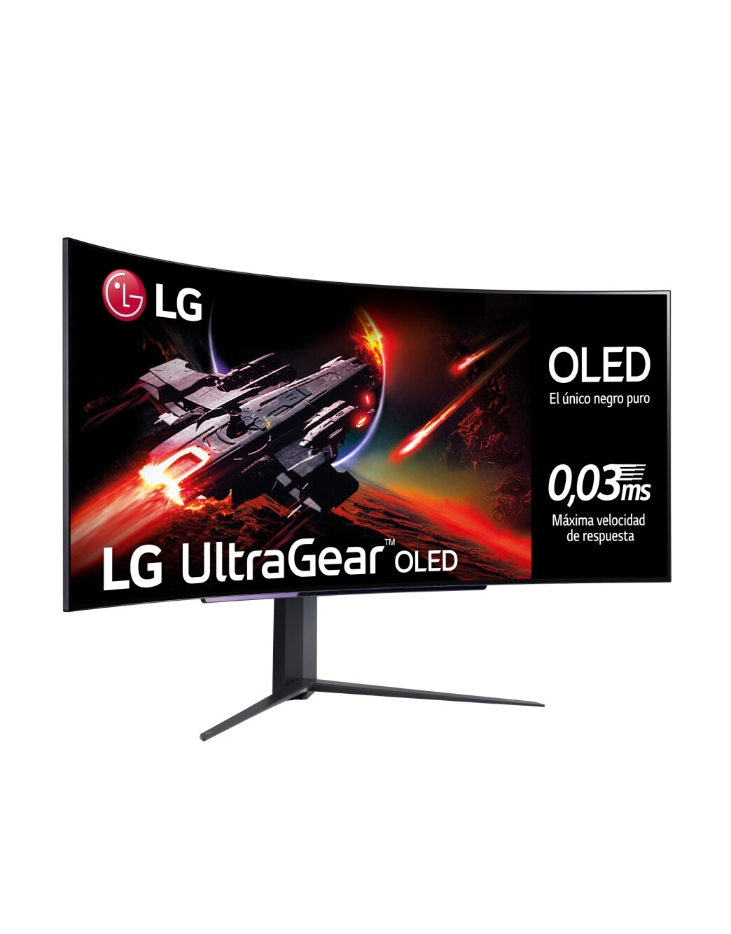 Monitor Gaming Curvo LG UltraGear™ OLED WQHD de 45 pulgadas y 240Hz ...