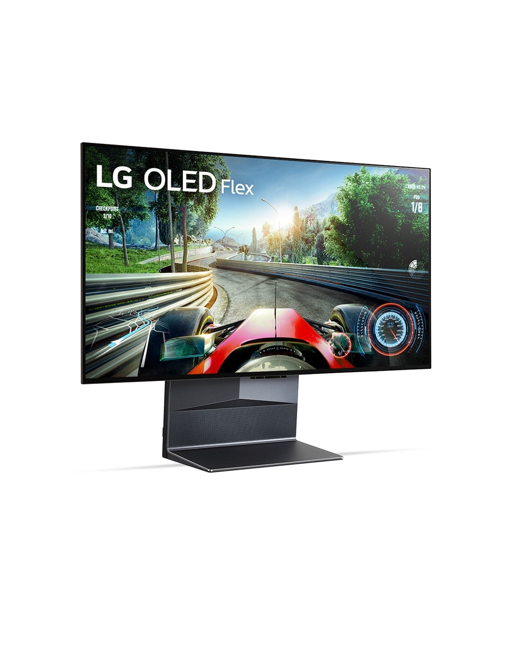TV LG 4K OLED evo FLEXible con iluminación ambiente LED, Procesador Inteligente de Máxima ...