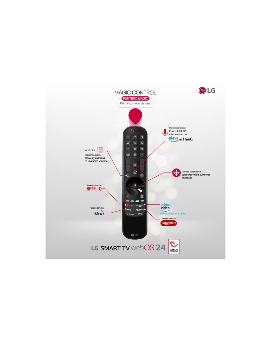 43 pulgadas Smart TV LG UHD AI UT81 4K 2024 - 43UT81006LA | LG ES