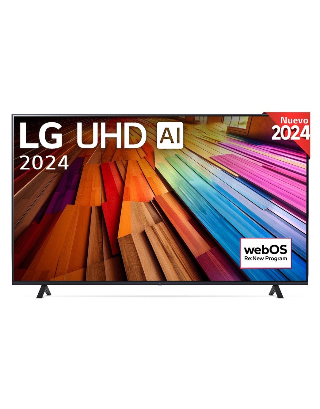 65 pulgadas TV LG UHD AI 4K serie UT80 con Smart TV WebOS24 ...