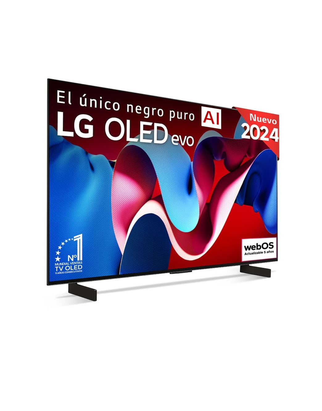 42 pulgadas Smart TV LG OLED evo AI C4 4K OLED42C44LA | LG ES | LG ES