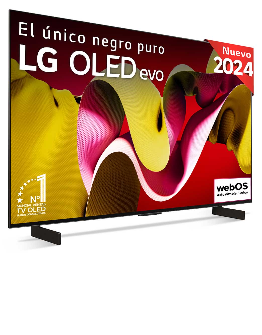 LG OLED evo AI C4 4K Smart TV 2024 de 42 pulgadas - OLED42C44LA.AEUD ...