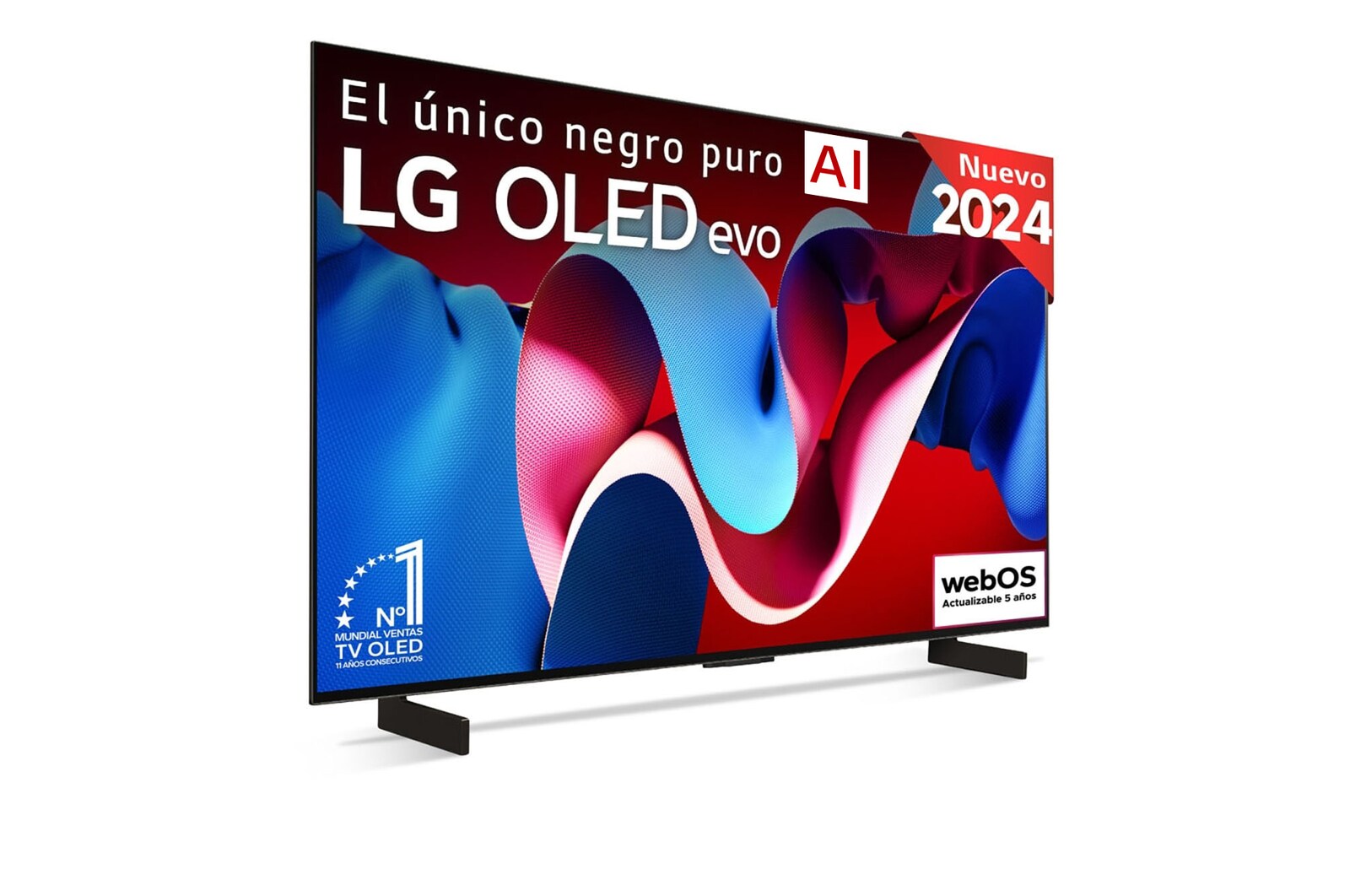 LG OLED evo AI C4 4K Smart TV 2024 de 42 pulgadas - OLED42C44LA.AEUD ...