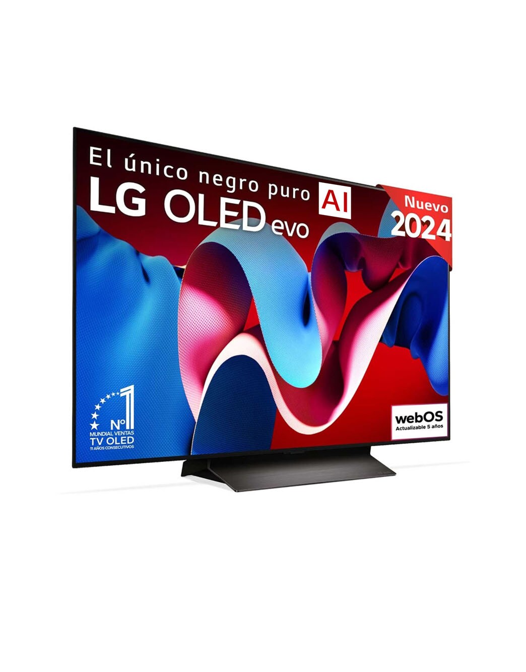 LG OLED evo AI C4 4K Smart TV 2024 de 48 pulgadas - OLED48C45LA.AEU | LG ES