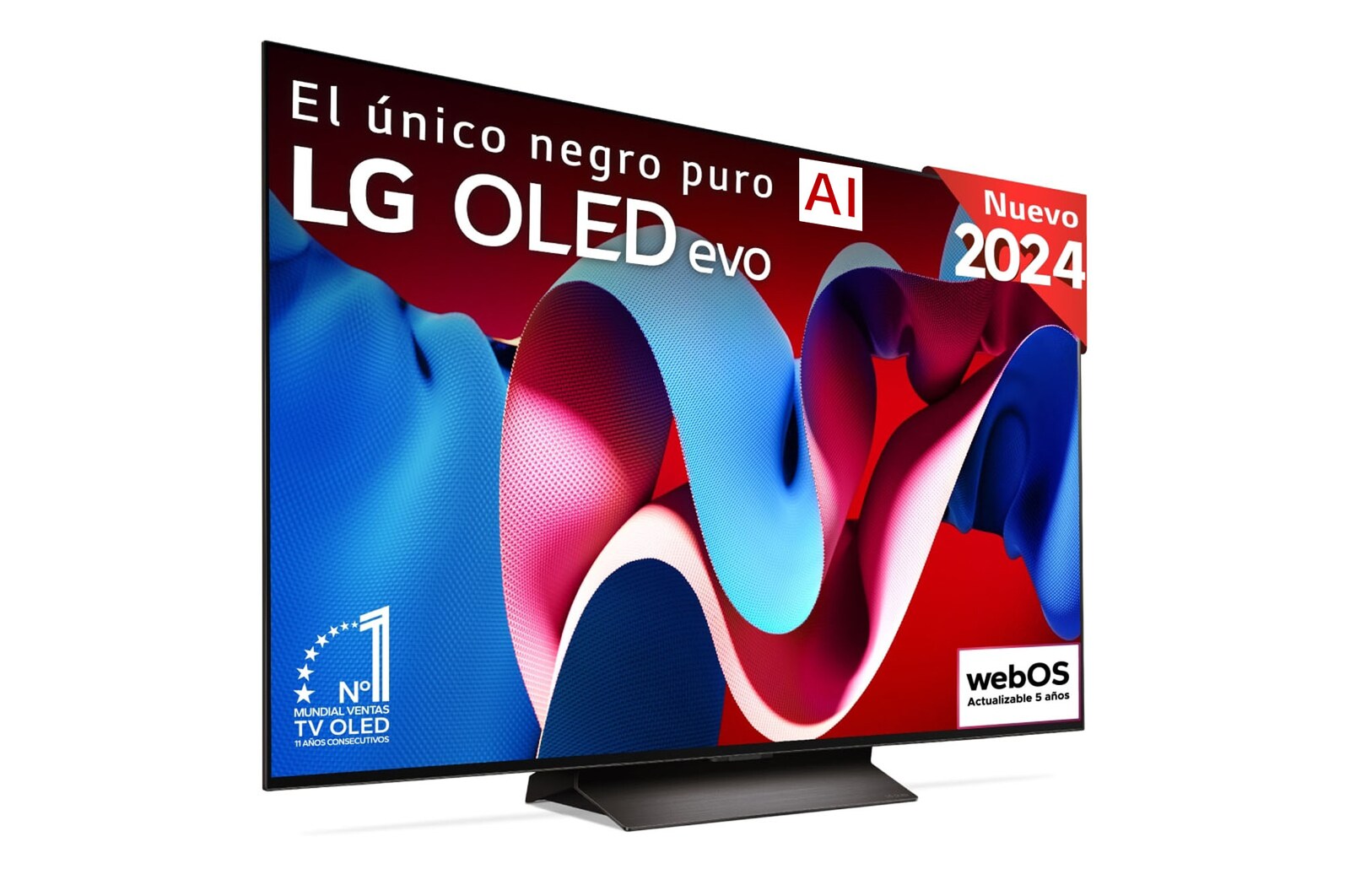 LG OLED evo AI C4 4K Smart TV 2024 de 55 pulgadas - OLED55C46LA.AEU | LG ES