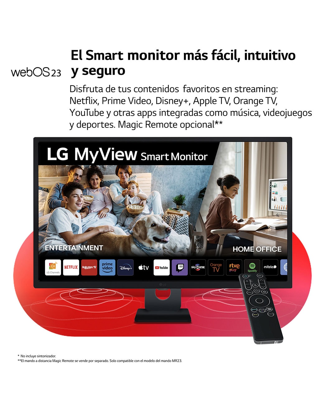LG MyView Smart Monitor webOS 23, diag. 80 cm, IPS, Full HD, sRGB 99% ...