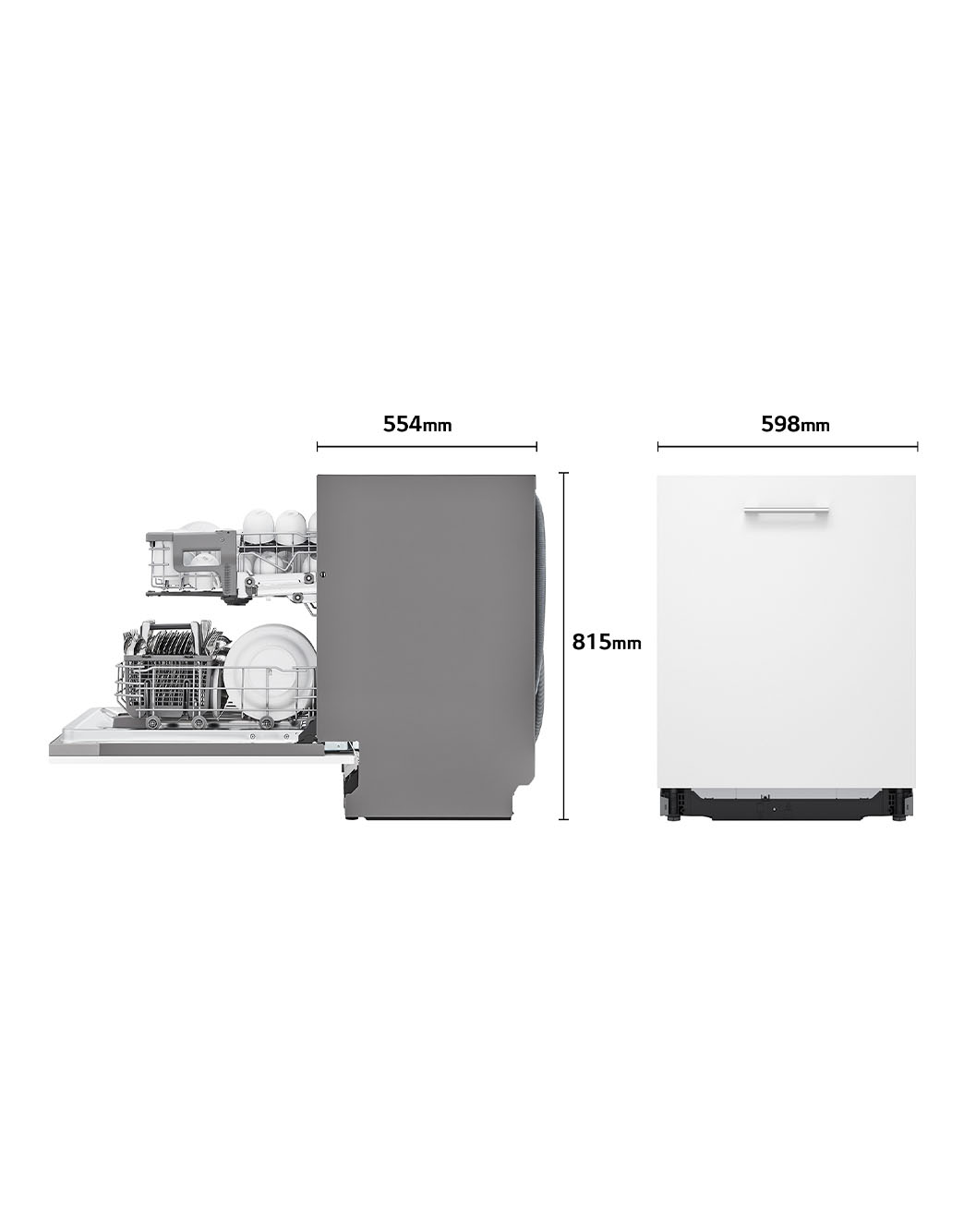 Lavavajillas Integrable LG QuadWash™ - DB242TX | LG ES