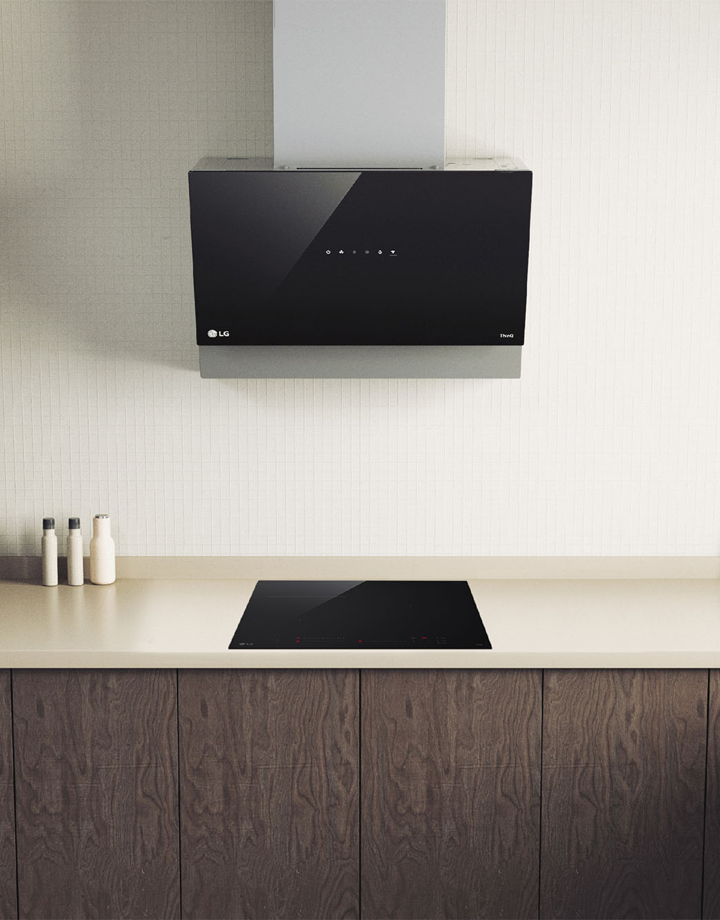 Placa de inducción de 59cm, 3 zonas –Zona grande 28 cm | LG ES