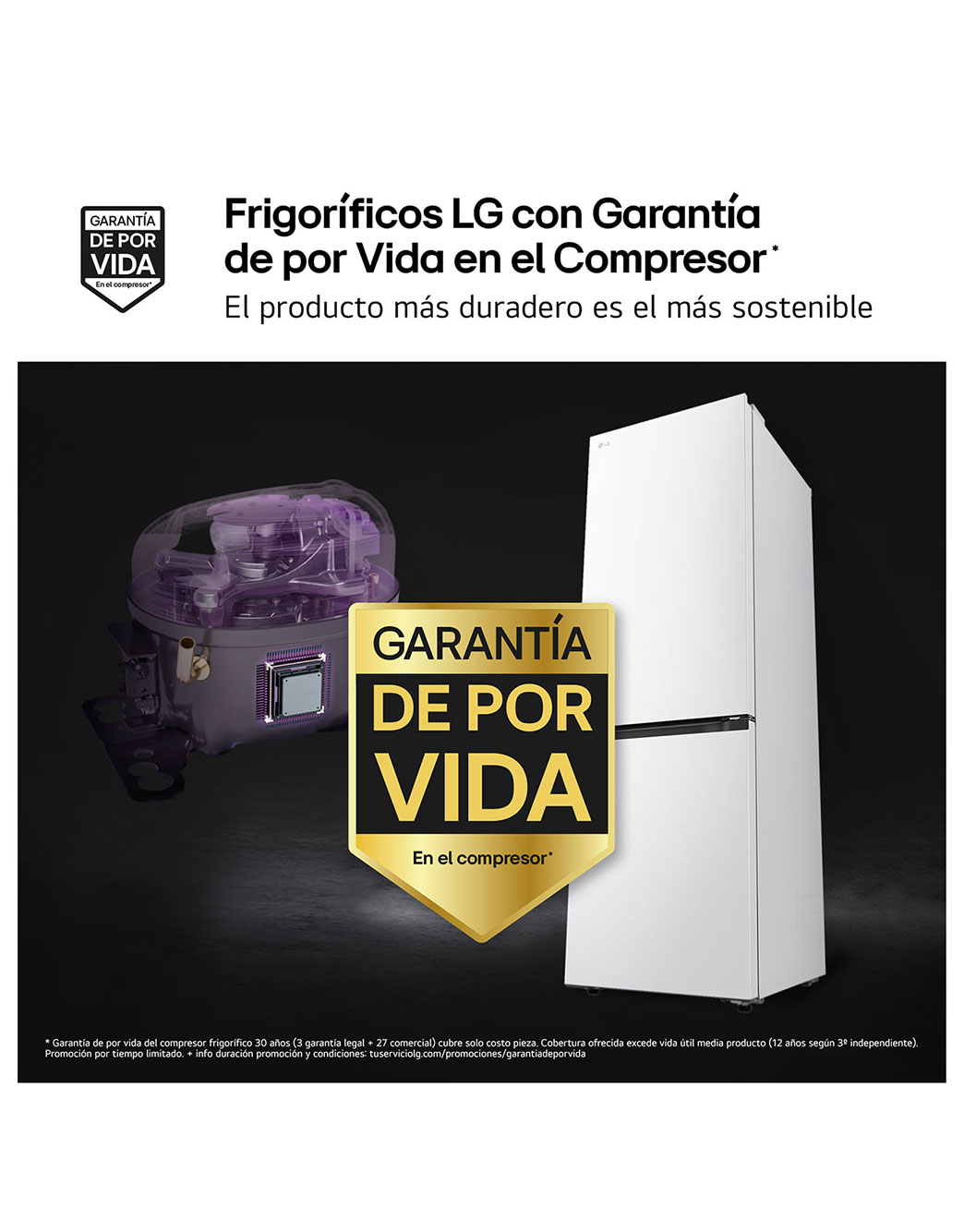 Outlet Frigorífico Combi | LG DoorCooling+, 1,86m, capacidad de 333l ...