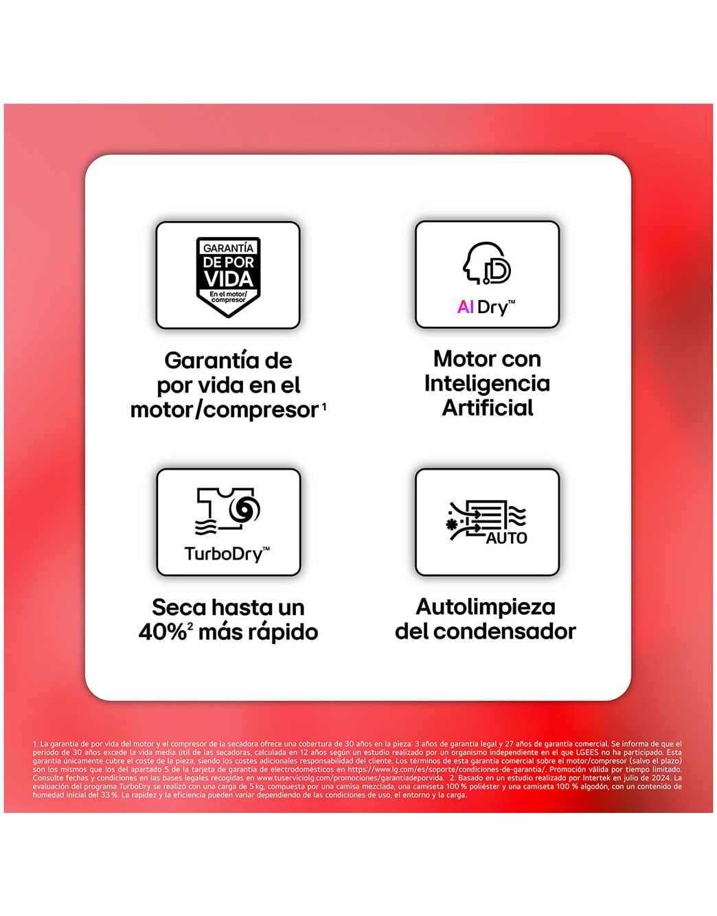 Secadora con Inteligencia artificial 9kg, B, con Bomba de calor Dual ...