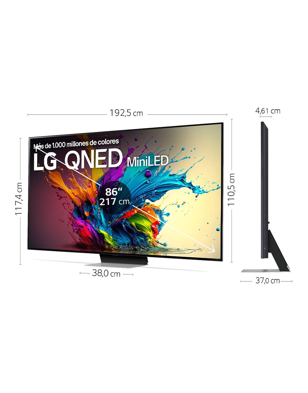 86 pulgadas Smart TV LG QNED MiniLED QNED91 AI 4K 86QNED91T6A | LG España