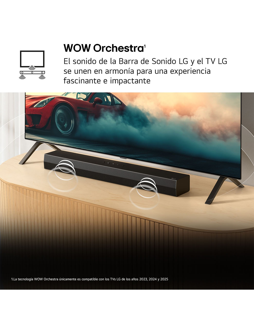 Barra de Sonido para TV | LG S20A, Bluetooth, 50W, 2.0 canales, compacta, doble woofer integrado ...