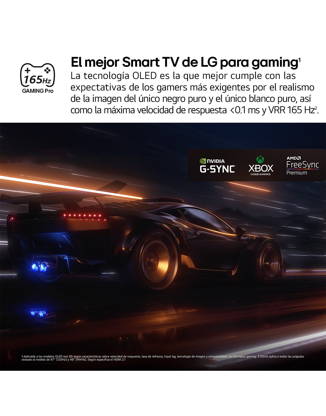 Smart TV LG OLED evo AI G5 83 pulgadas 4K 2025 - OLED83G55LW | LG ES